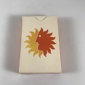 Games | National Airlines Sun King Playing Cards Complete Deck Orange ...